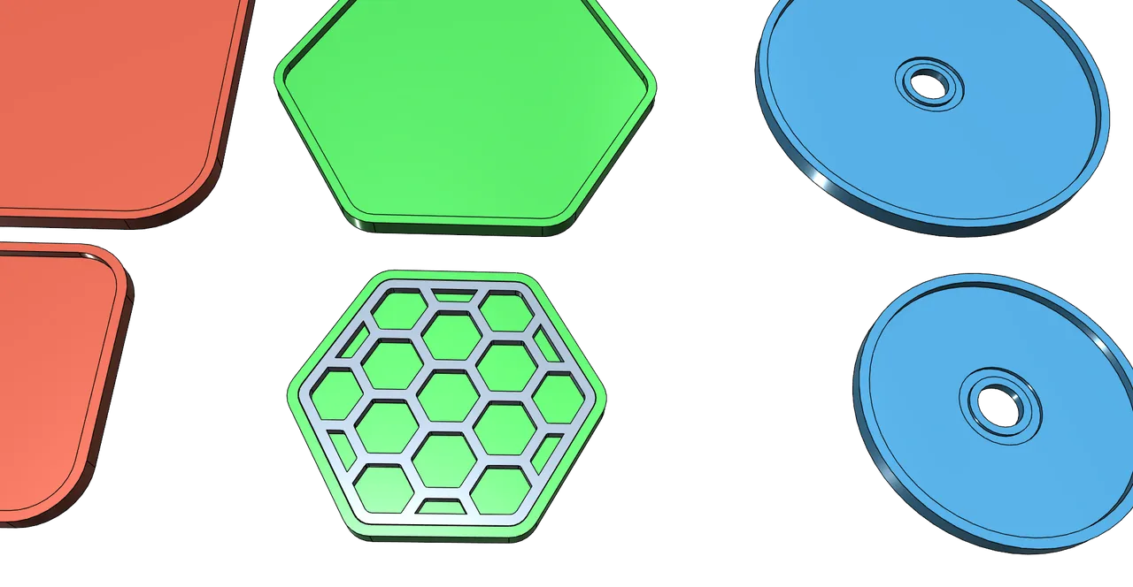 Coaster coasters by REDZC | Download free STL model | Printables.com