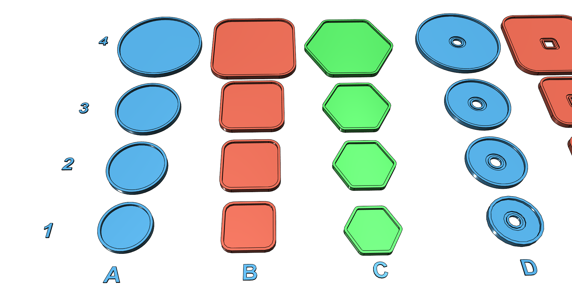 Coaster coasters by REDZC | Download free STL model | Printables.com