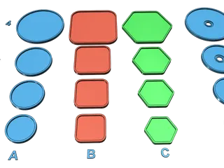 Coaster coasters by REDZC | Download free STL model | Printables.com