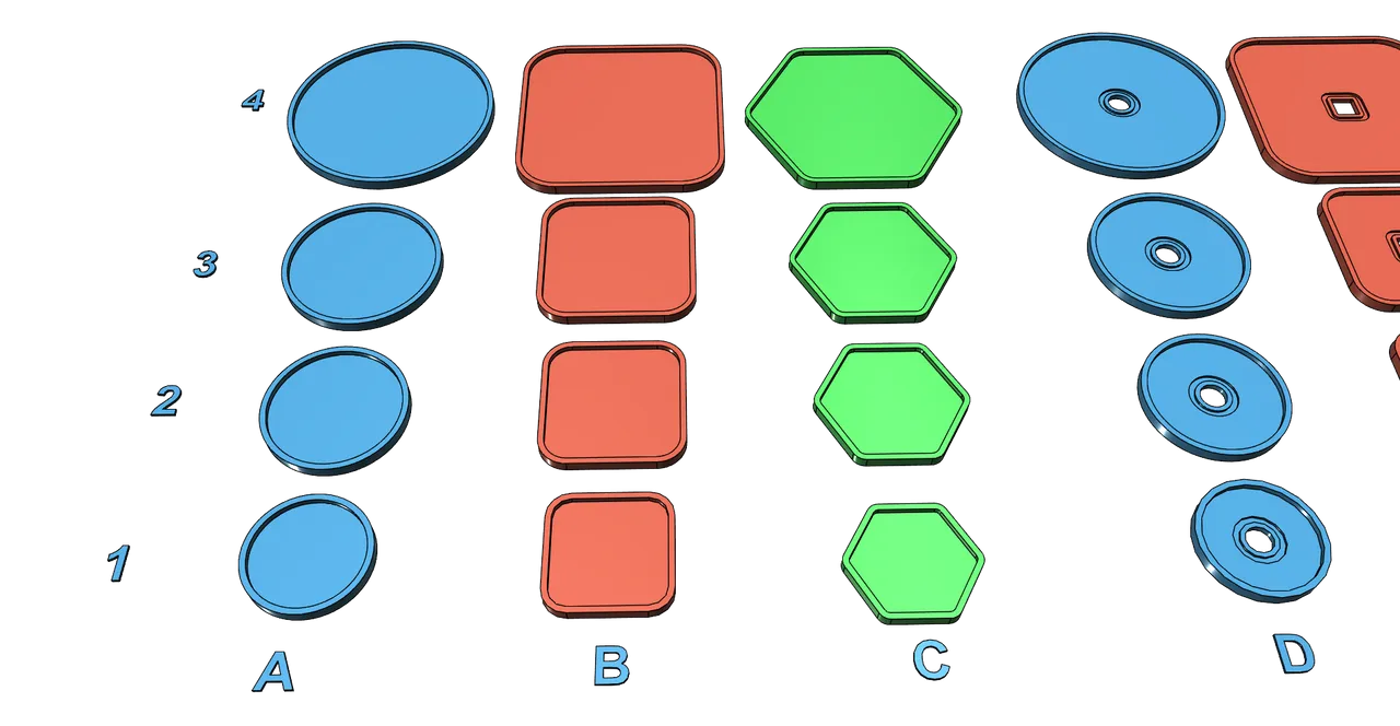 Coaster coasters by REDZC | Download free STL model | Printables.com