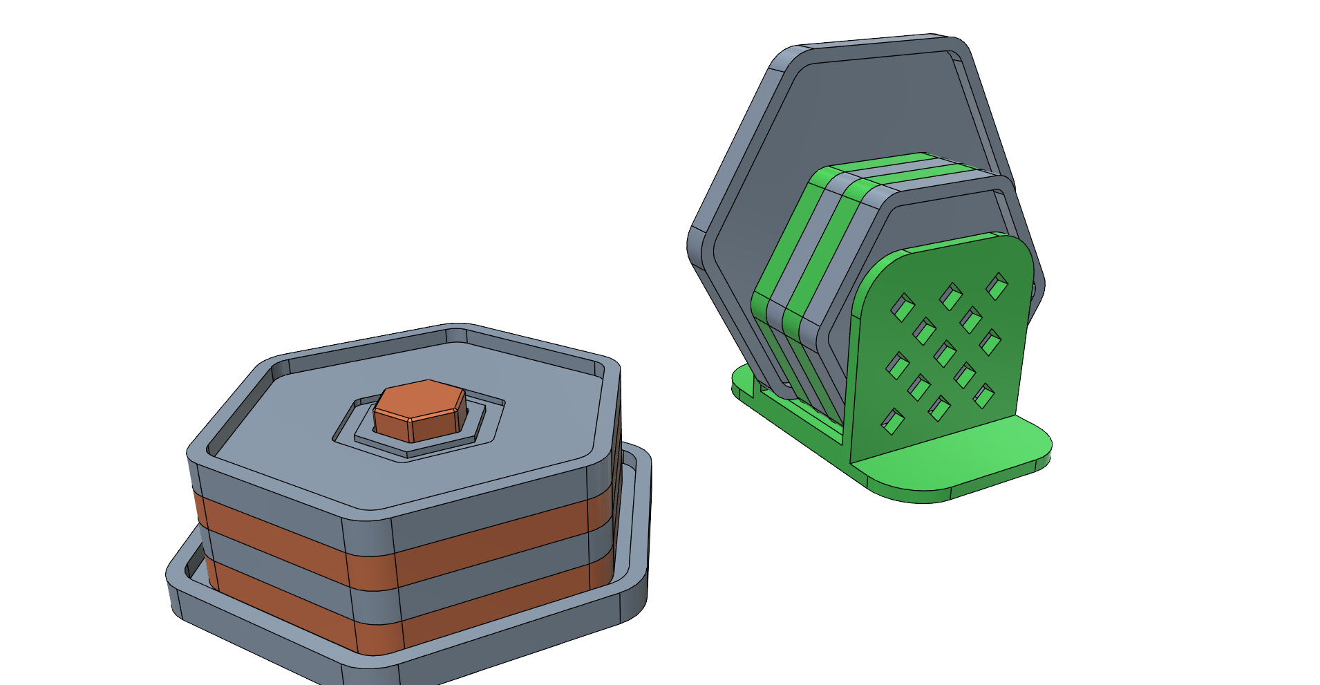 Coaster coasters by REDZC | Download free STL model | Printables.com