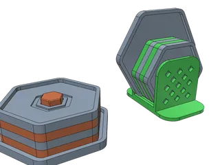 Coaster coasters by REDZC | Download free STL model | Printables.com