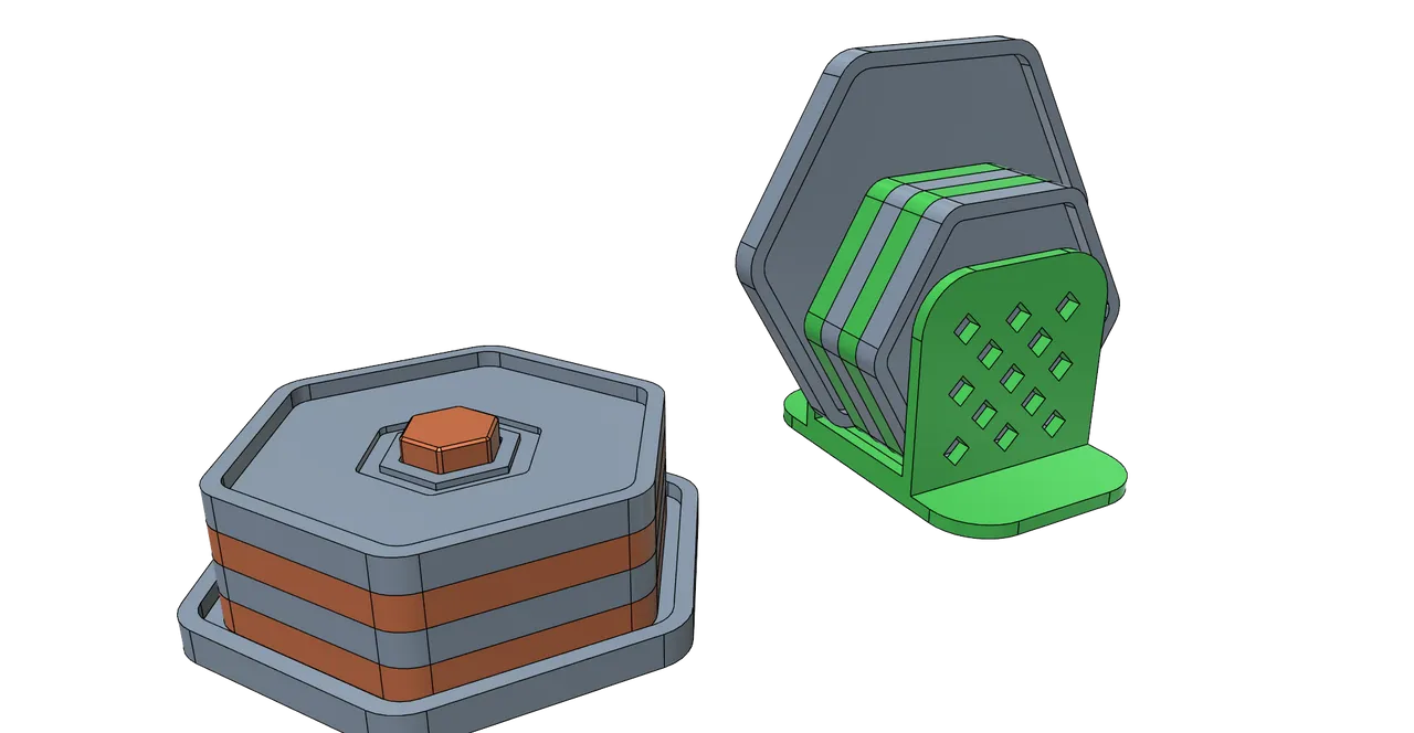 Coaster coasters by REDZC | Download free STL model | Printables.com