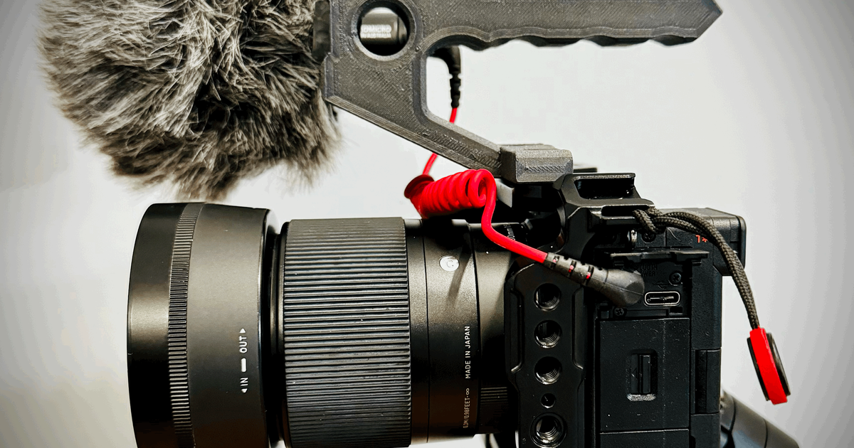 Top handle camera rig by anonimowy891 | Download free STL model ...