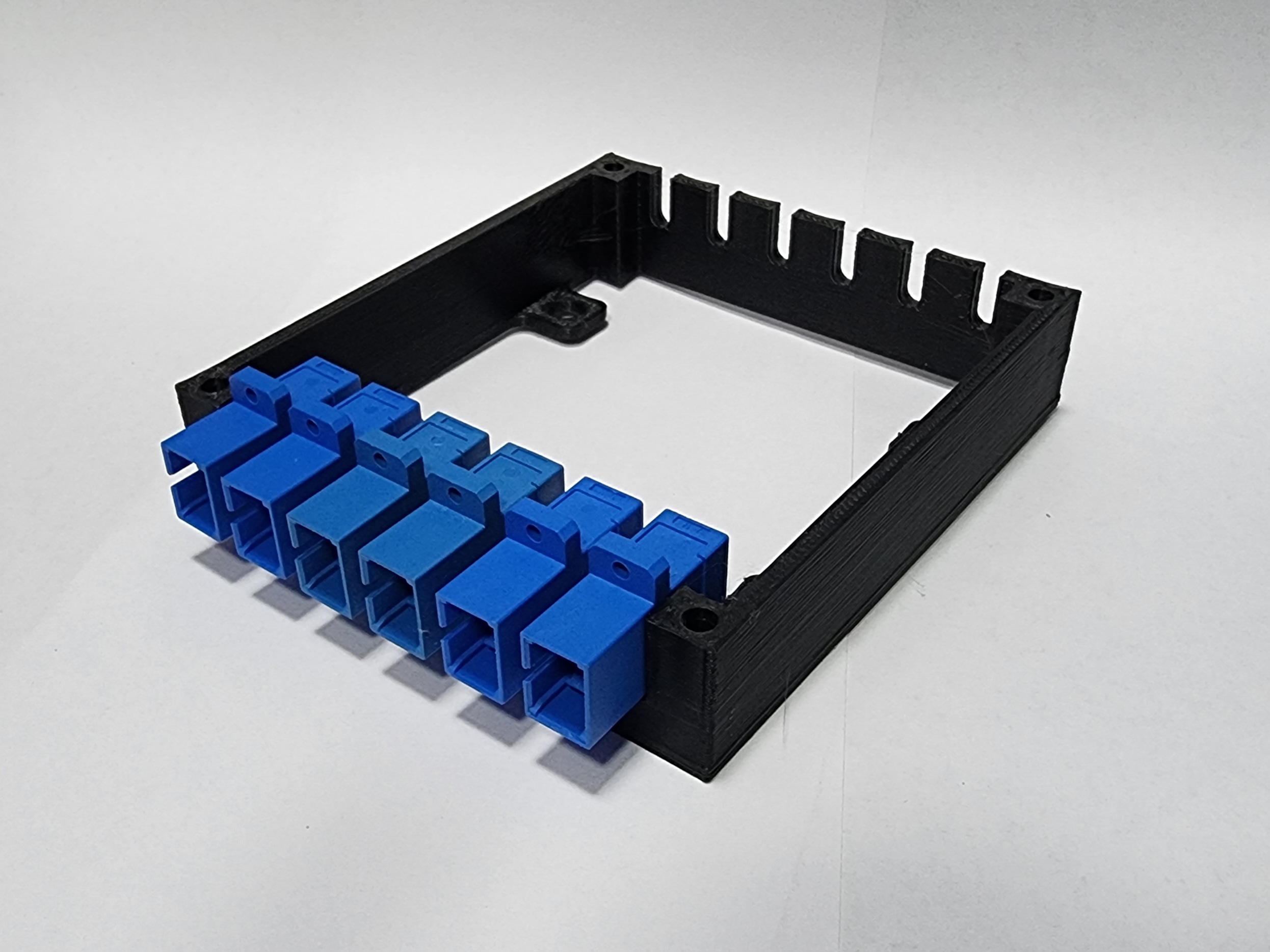 FIBER PATCH PANEL V1(6 port) by Keepy | Download free STL model ...