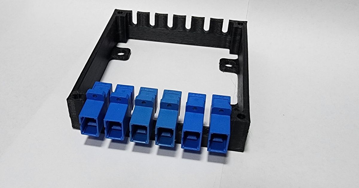 FIBER PATCH PANEL V1(6 port) by Keepy | Download free STL model ...