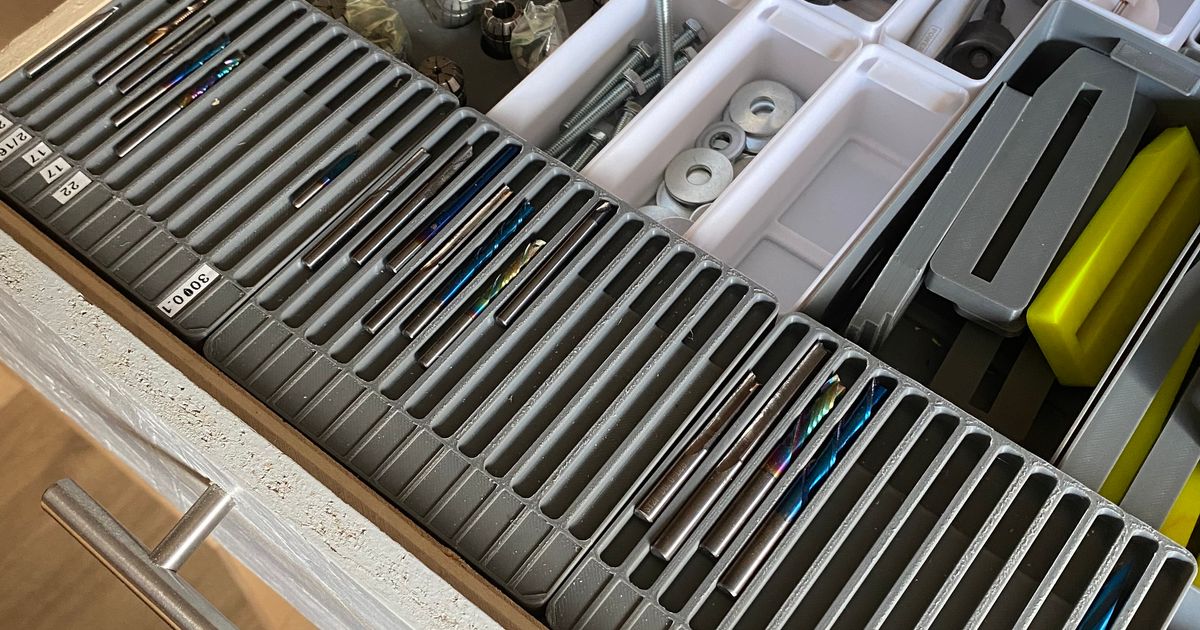 Raaco Compatible Sorting boxes and CNC Grid by Peter Hirt | Download ...