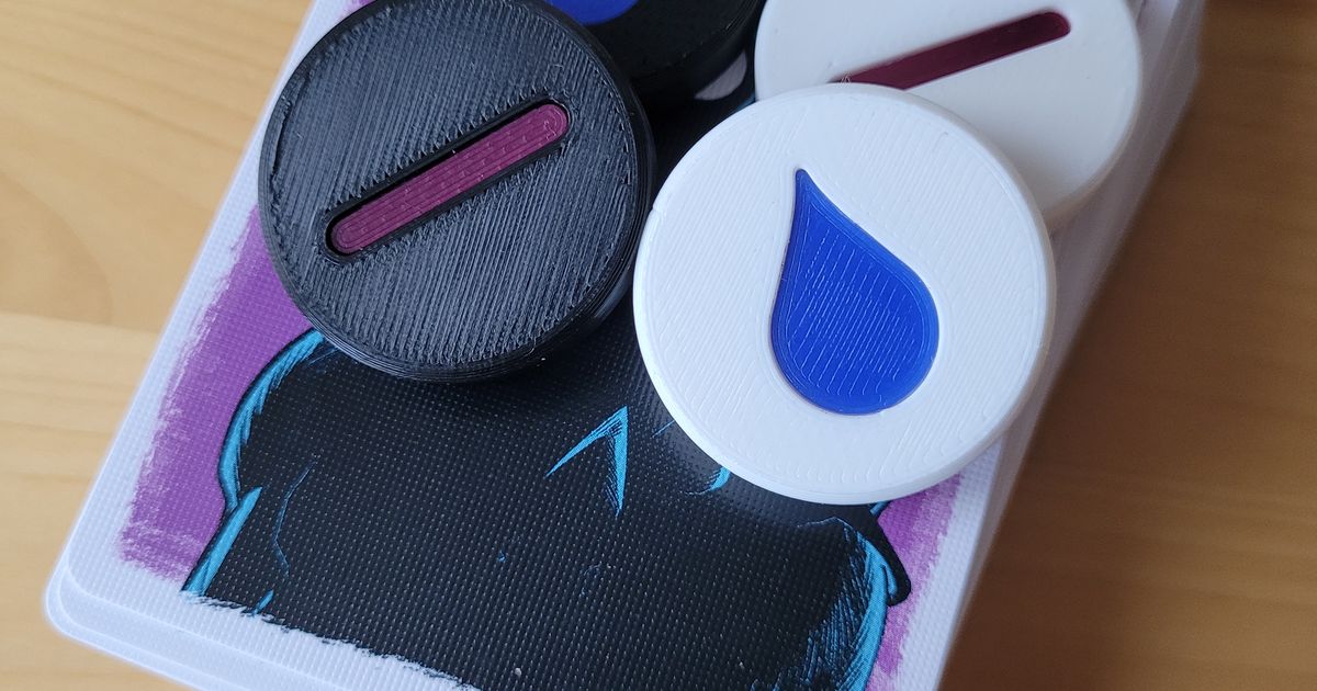 Radlands water token + original box insert by dorrdo | Download free ...