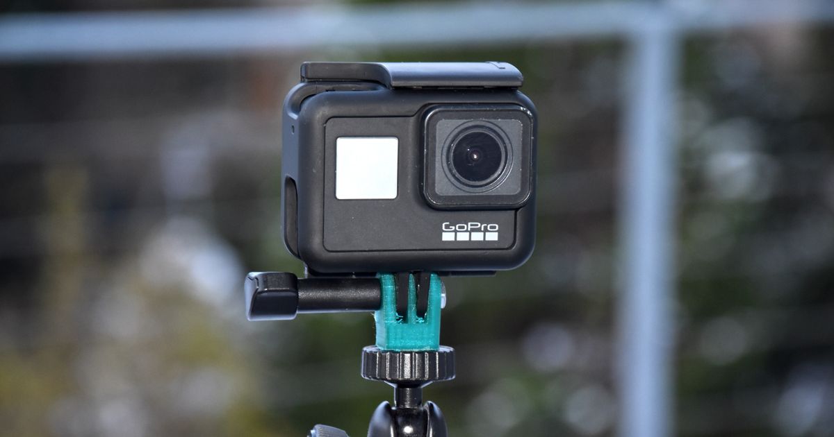 GoPro Tripod Mount by KubiV | Download free STL model | Printables.com