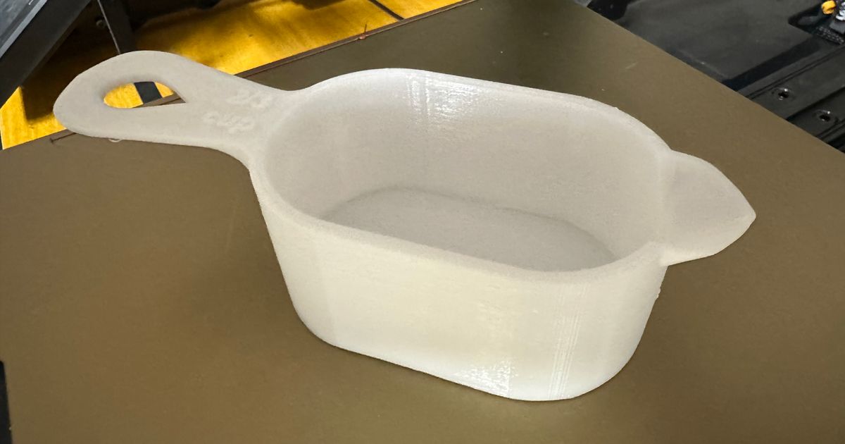 2/3 measuring cup by maxinike | Download free STL model | Printables.com