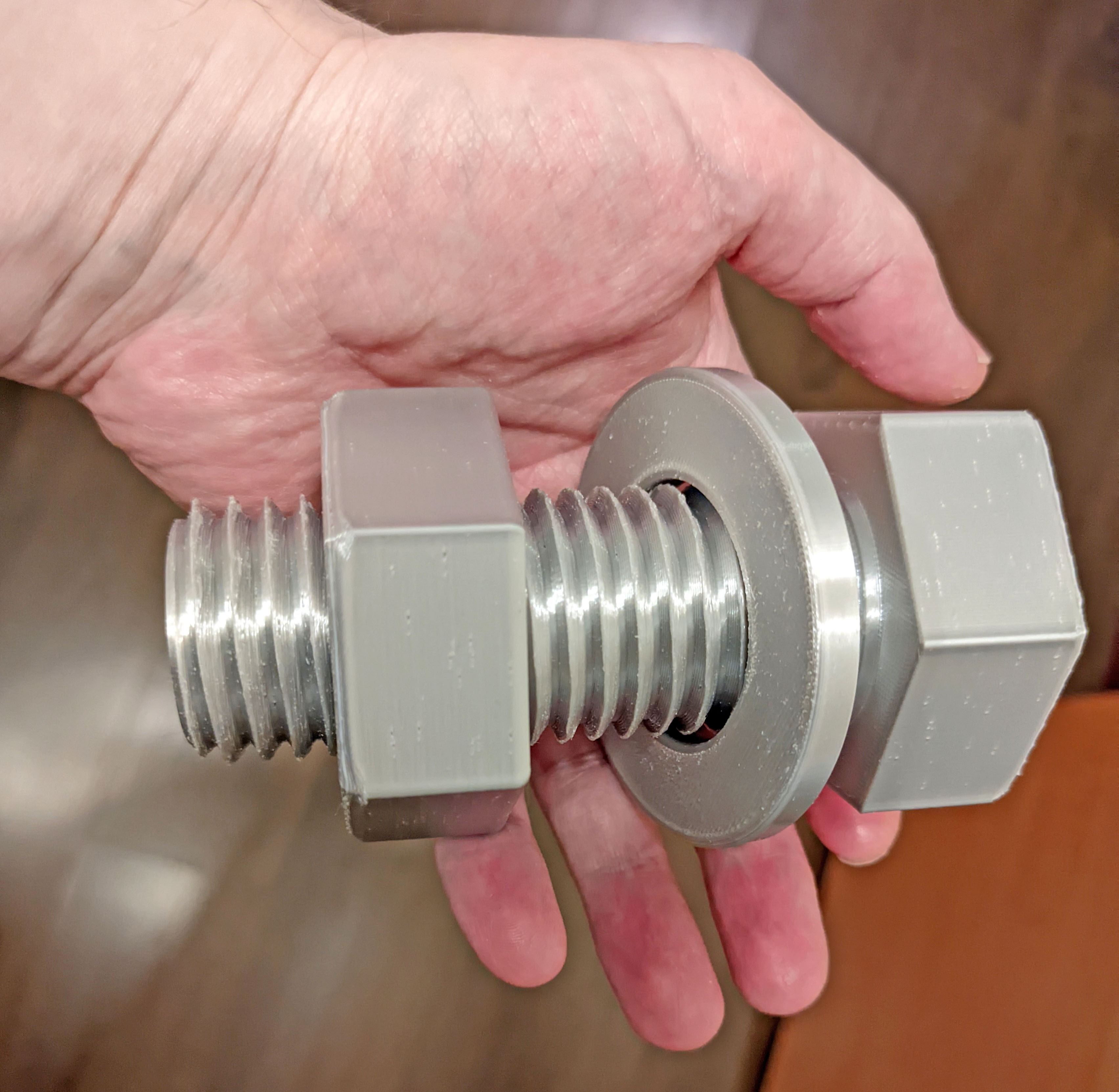 Bolt, nut and washer M36 GOST 7798-70 by Sat_2003 | Download free STL ...