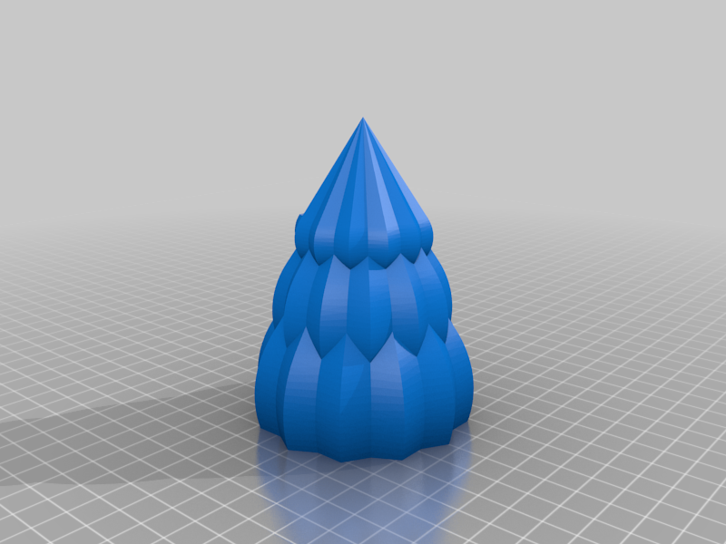 Print in Place collapsing Christmas Tree by Makersmanifest | Download ...