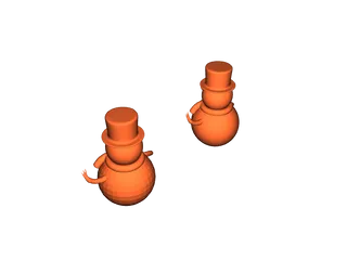 Snowman by JS printing | Download free STL model | Printables.com