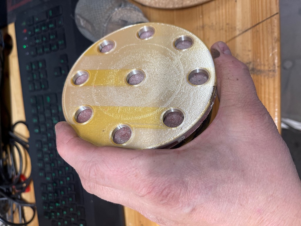 Center tool for 125mm sanding disk by Morten Hjellvik | Download free ...