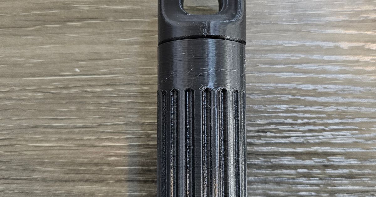 Container with threaded cap by Fast3D | Download free STL model ...