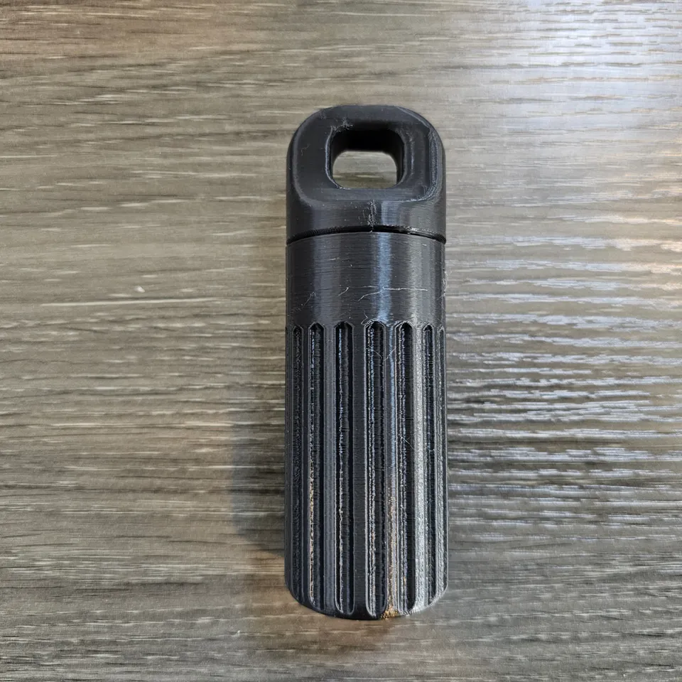 Container with threaded cap by Fast3D | Download free STL model ...