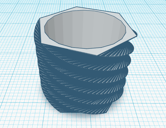 Spiral mini pot by Dudedecent | Download free STL model | Printables.com