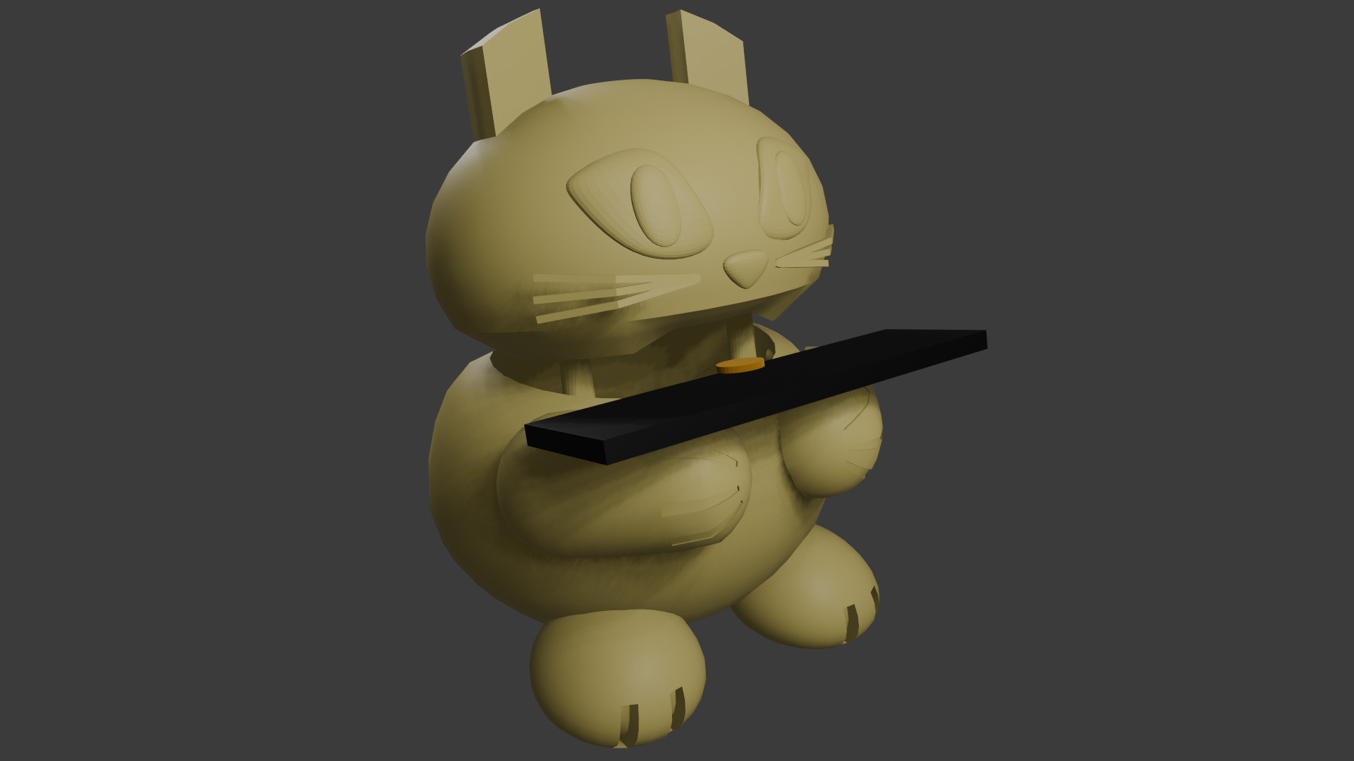 The Hungry Cat Piggy Bank by Hugo Reinaldo | Download free STL model ...