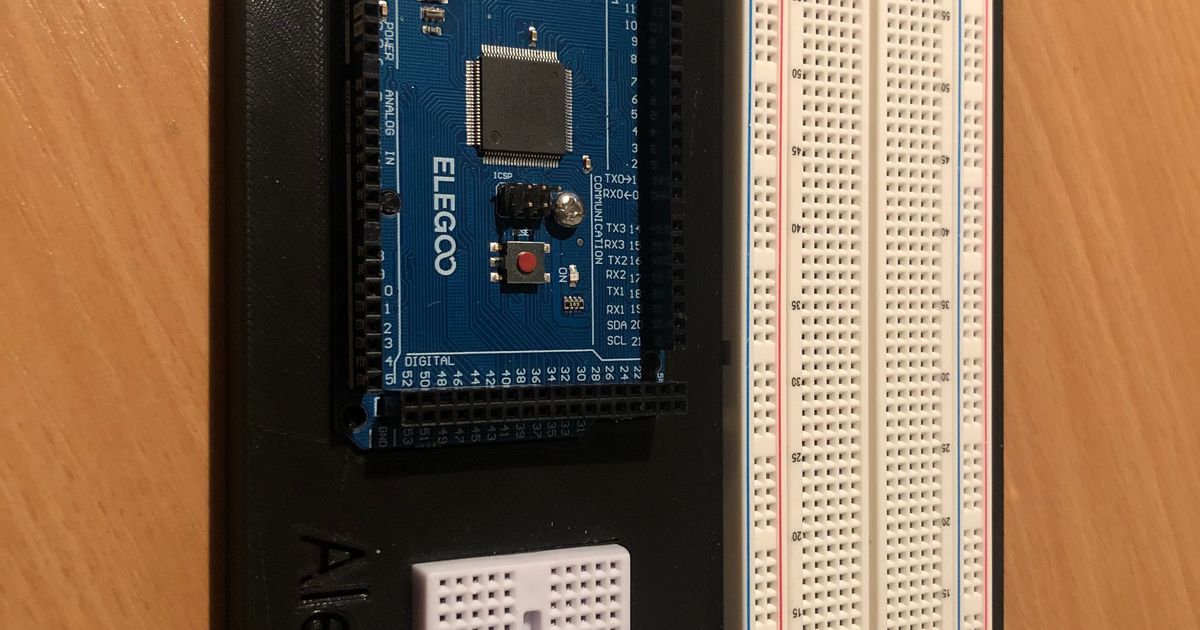 Elegoo Arduino Megauno Prototyping Board Eyxpansions By Derwackeldackel Download Free Stl
