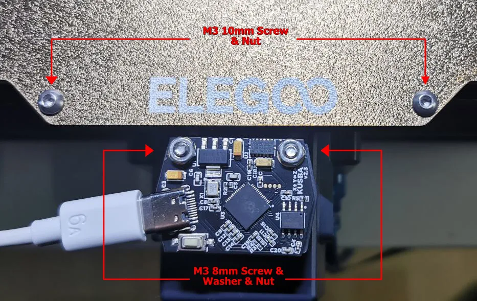 Elegoo Neptune 3 Pro - kusba adxl345 usb mounts by MalcomVinyard ...