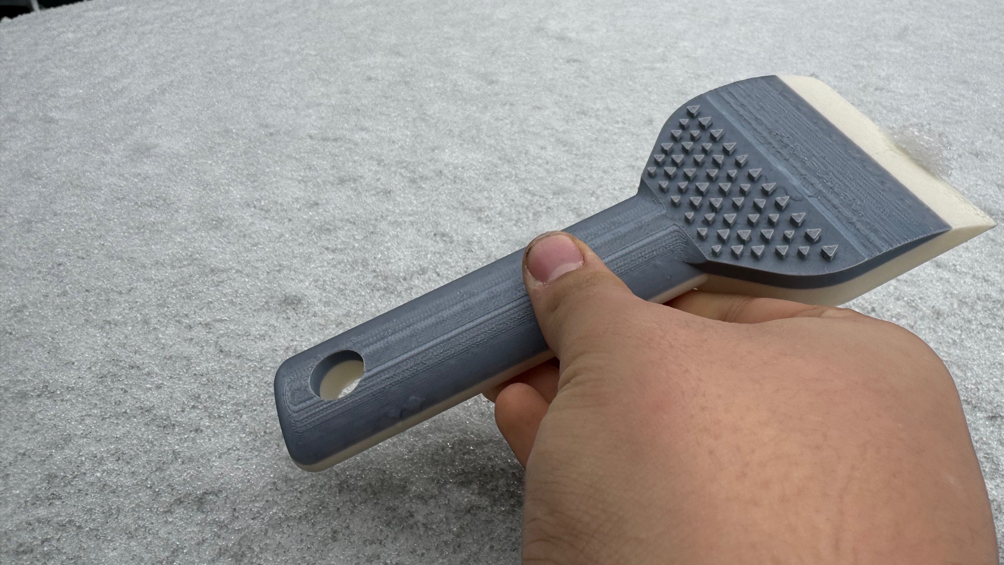 Car scraper with drip tray holder by Dankus | Download free STL model ...