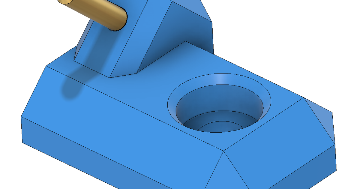 3030 Chamber thermistor holder by Ferfi | Download free STL model ...