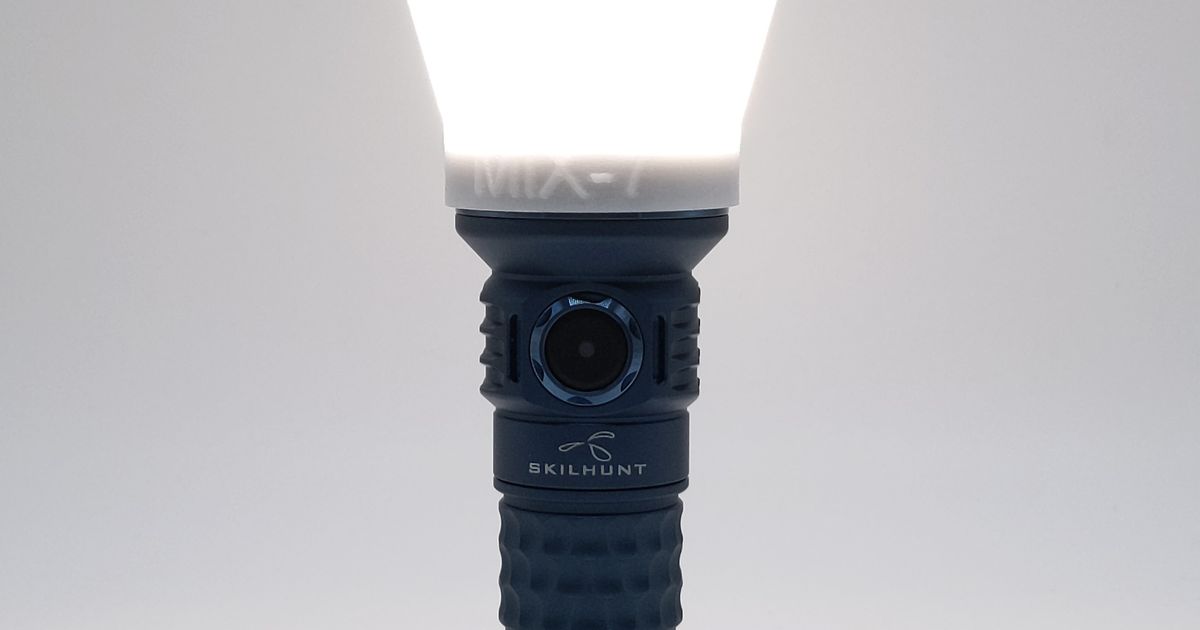 Skilhunt MiX-7 Flashlight Diffuser by Spicy3d | Download free STL model ...