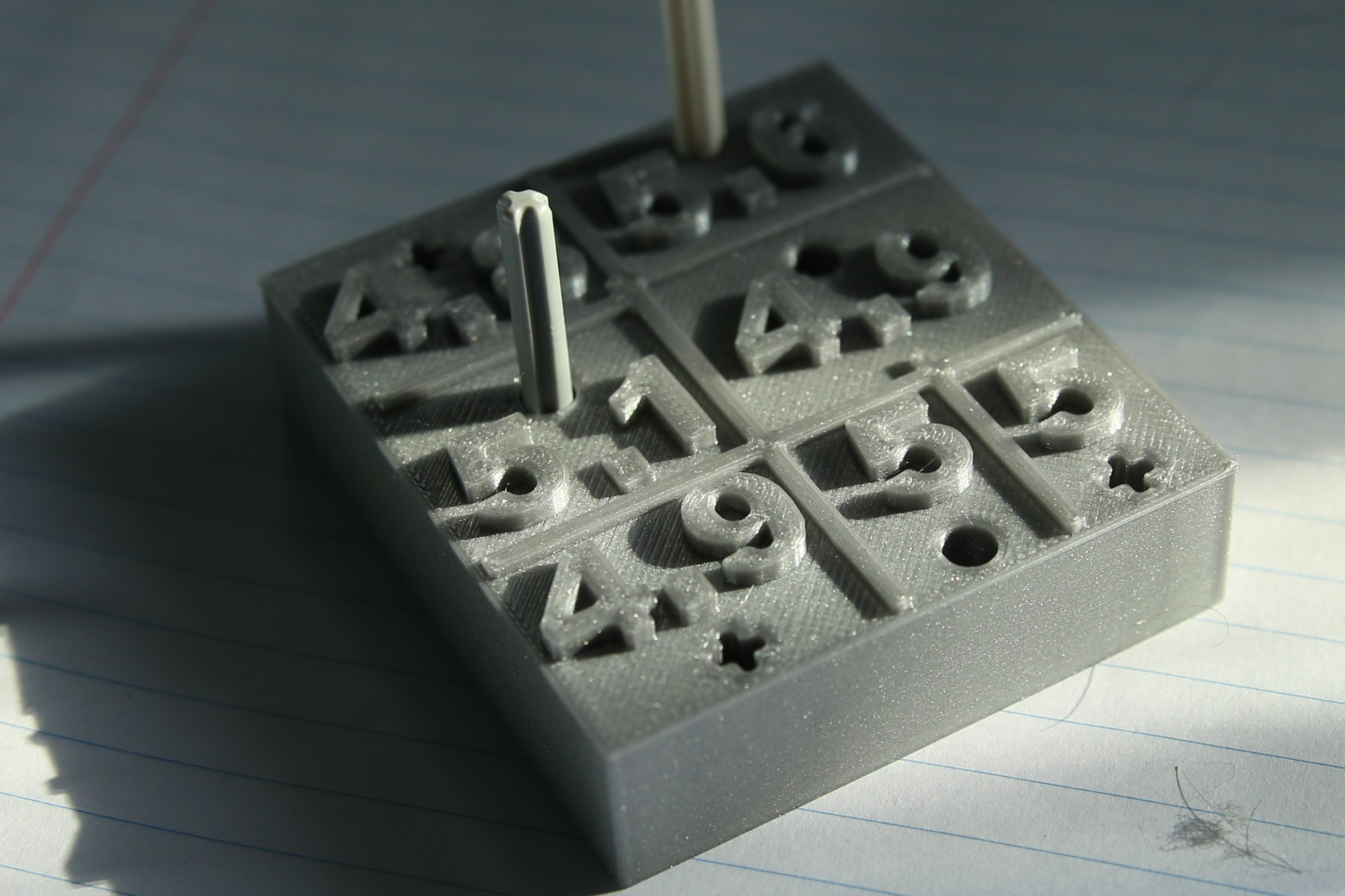 lego technic pin and axle hole size testing board (main) (in mm) by ...