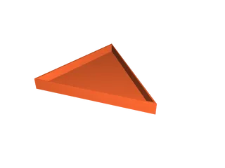 Small Triangle Tray by Isaiah 3DP | Download free STL model ...