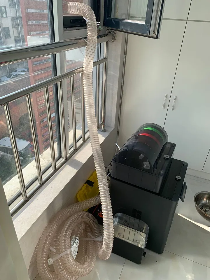 Exhaust Hose Mount for BambuLab P1S/X1C by Songhua | Download free STL ...