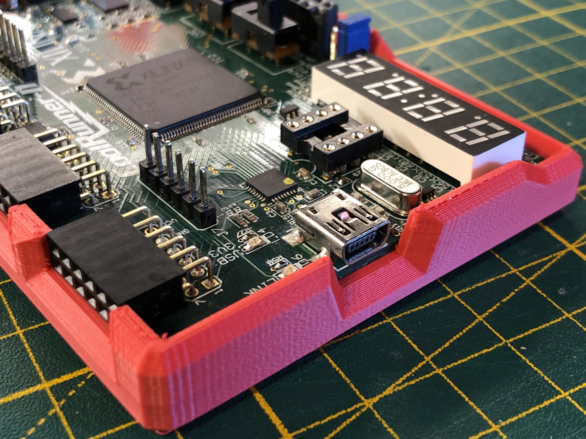 Frame For Xilinx Coolrunner Ii Evaluation Board By Maxim Shchetynin