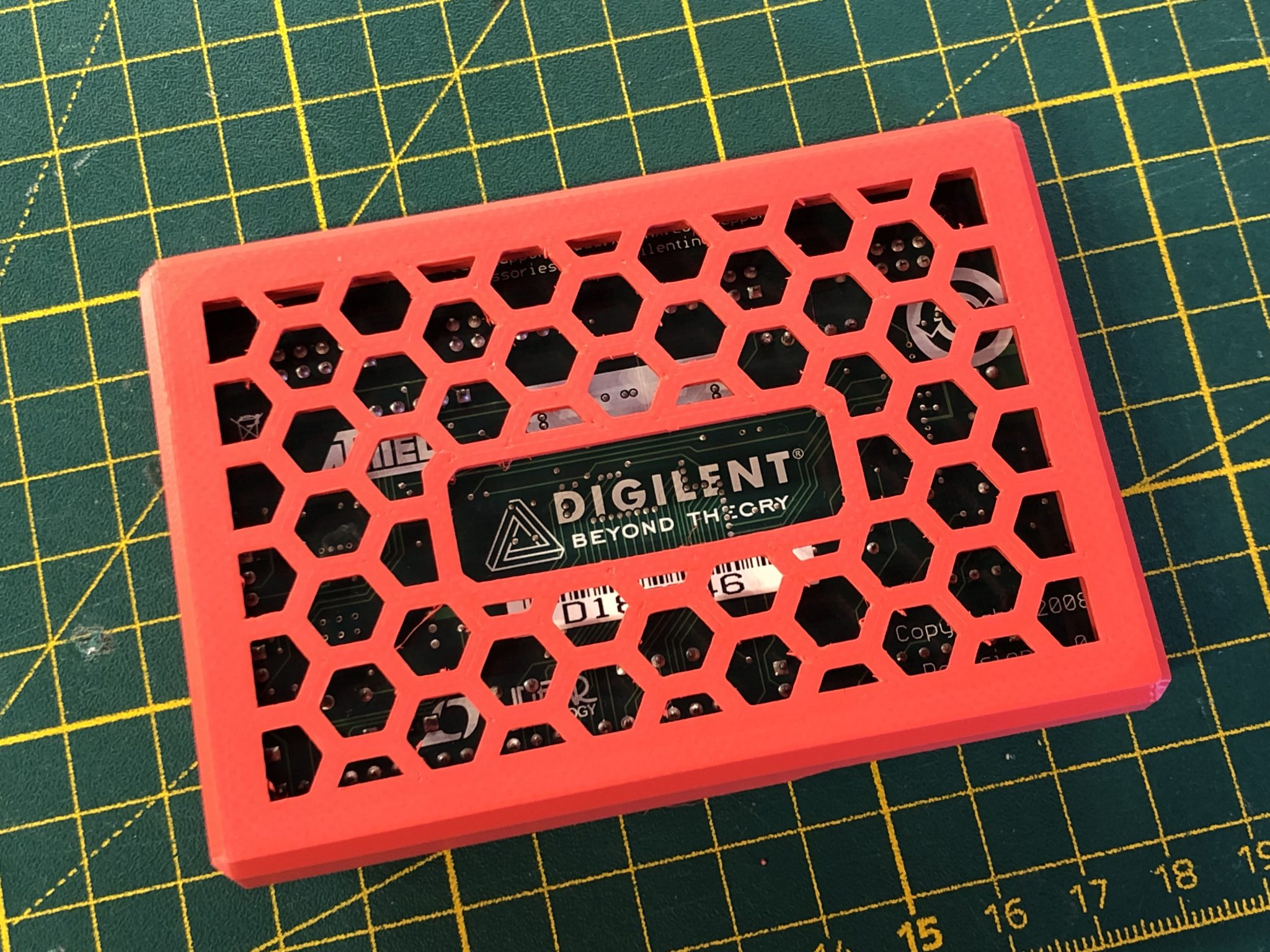 Frame for Xilinx CoolRunner-II evaluation board by Maxim Shchetynin ...