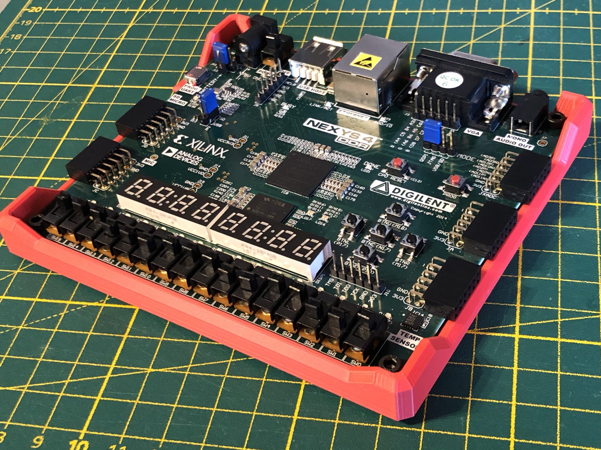 Frame For Xilinx Nexys 4 Ddr Evaluation Board By Maxim Shchetynin Download Free Stl Model