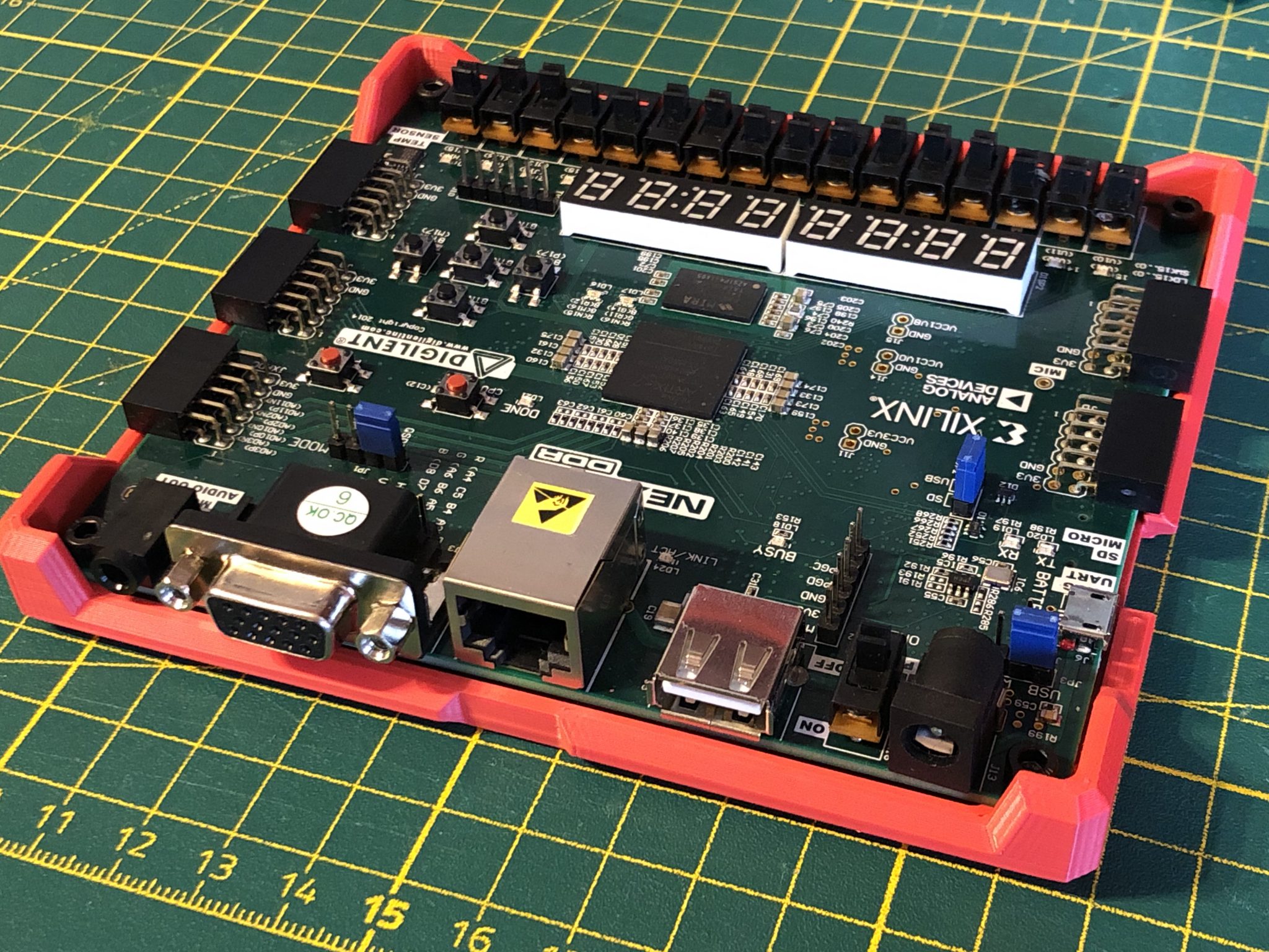 Frame For Xilinx Nexys 4 Ddr Evaluation Board By Maxim Shchetynin Download Free Stl Model