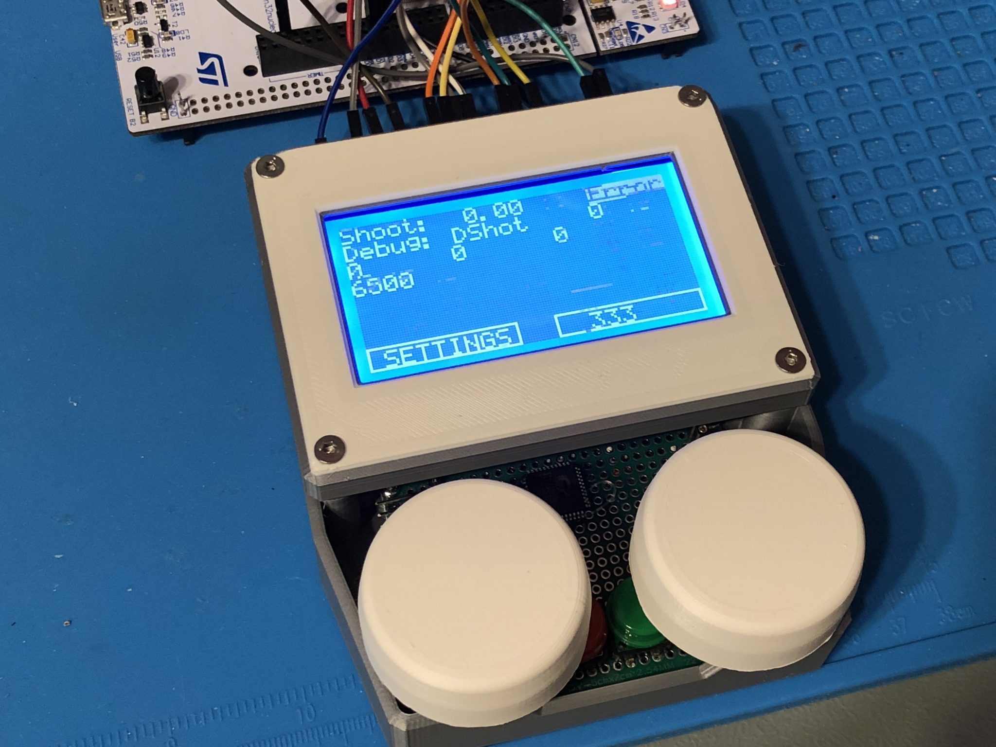 Housing for a custom build evaluation board with LCD display and ...