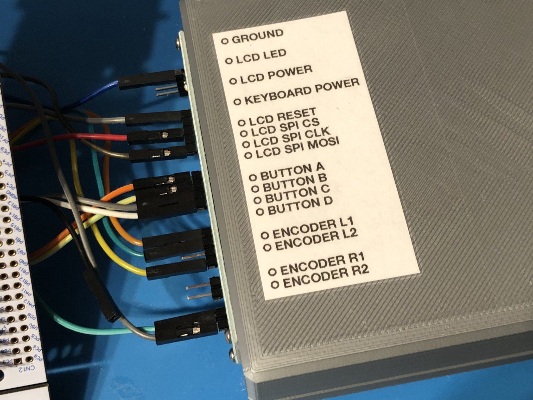 Housing for a custom build evaluation board with LCD display and ...
