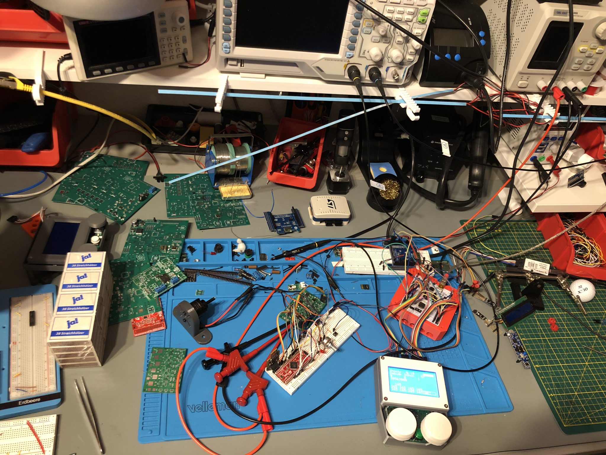 Housing for a custom build evaluation board with LCD display and ...