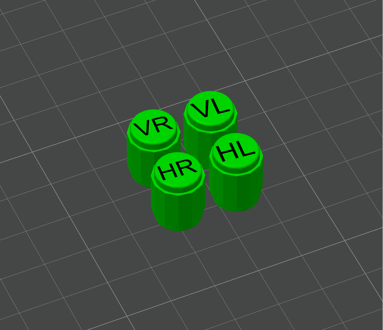 Valve Caps Ventilkappen by Norman Fickert | Download free STL model ...