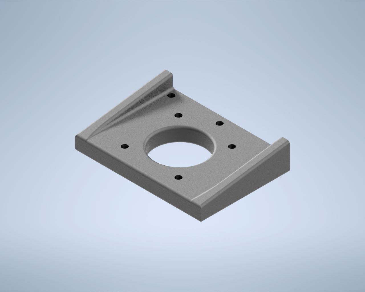 NEMA 23 Stepper Motor Mount For Z axis by chris | Download free STL ...