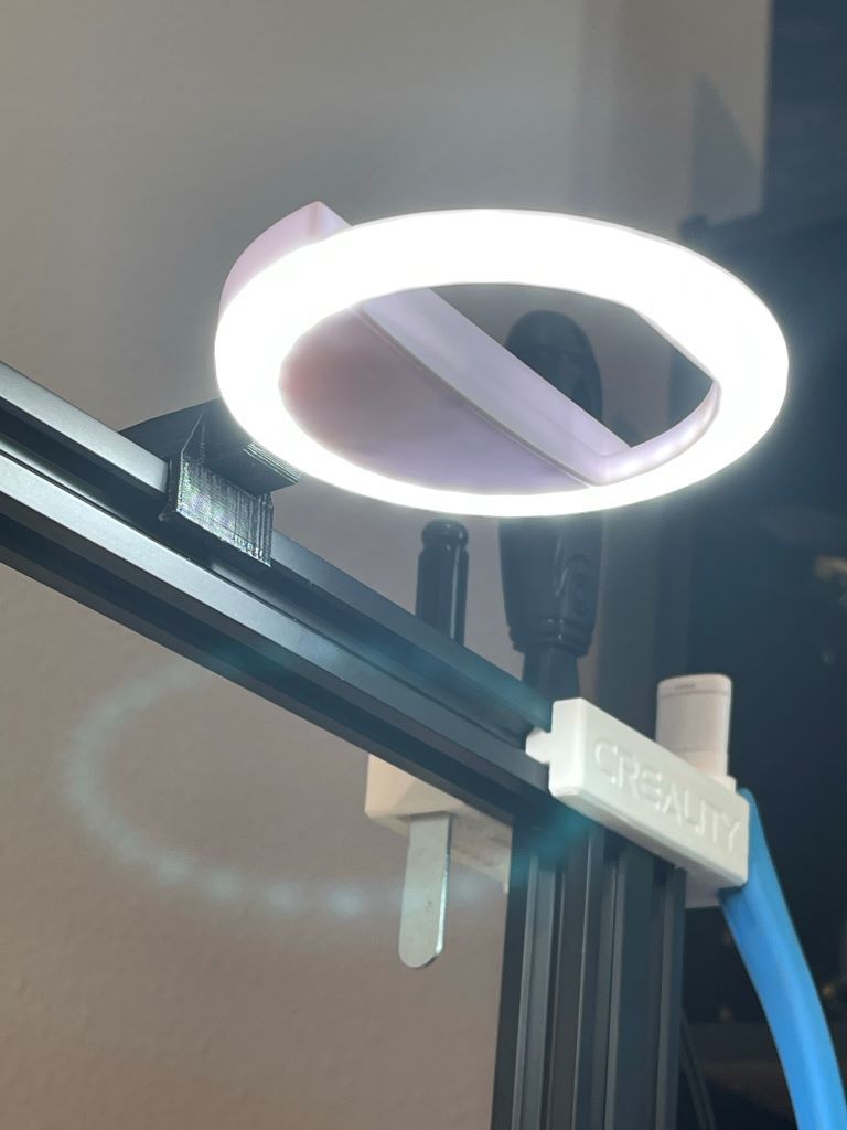 Ender 3 Ring Light Mount by JoeyMakesStuff | Download free STL model ...
