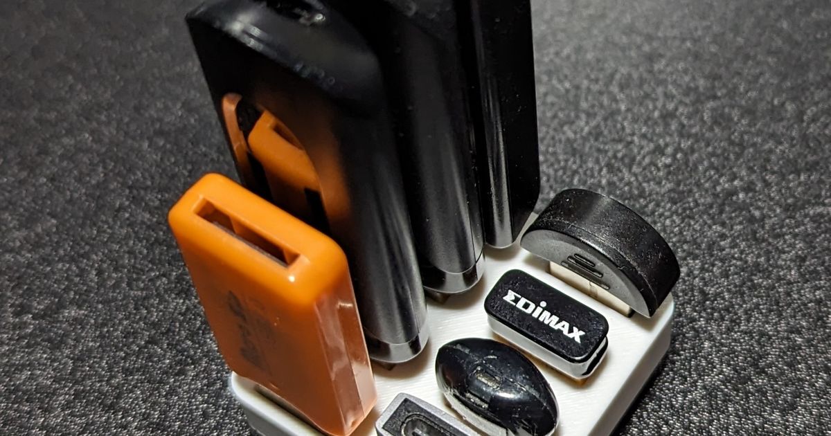 Gridfinity USB-A Holder by Jacob | Download free STL model | Printables.com