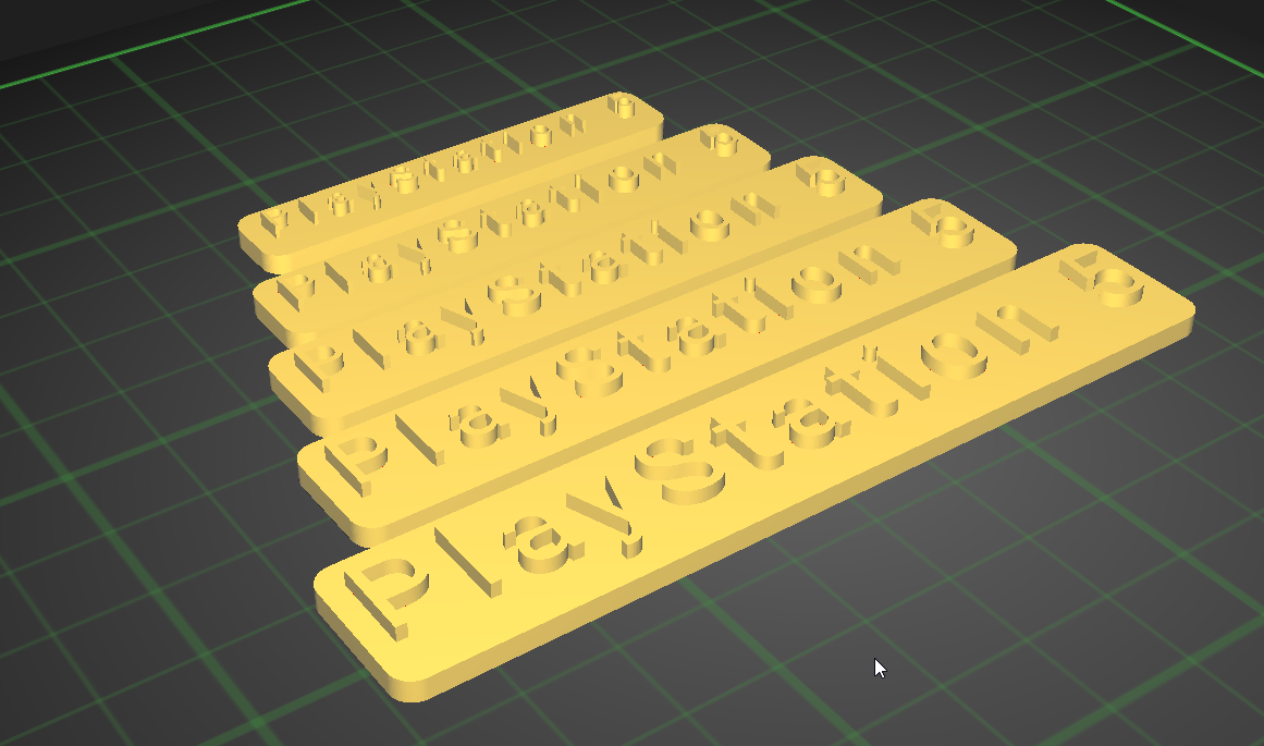 Game Console Labels by Cameron Payton | Download free STL model ...