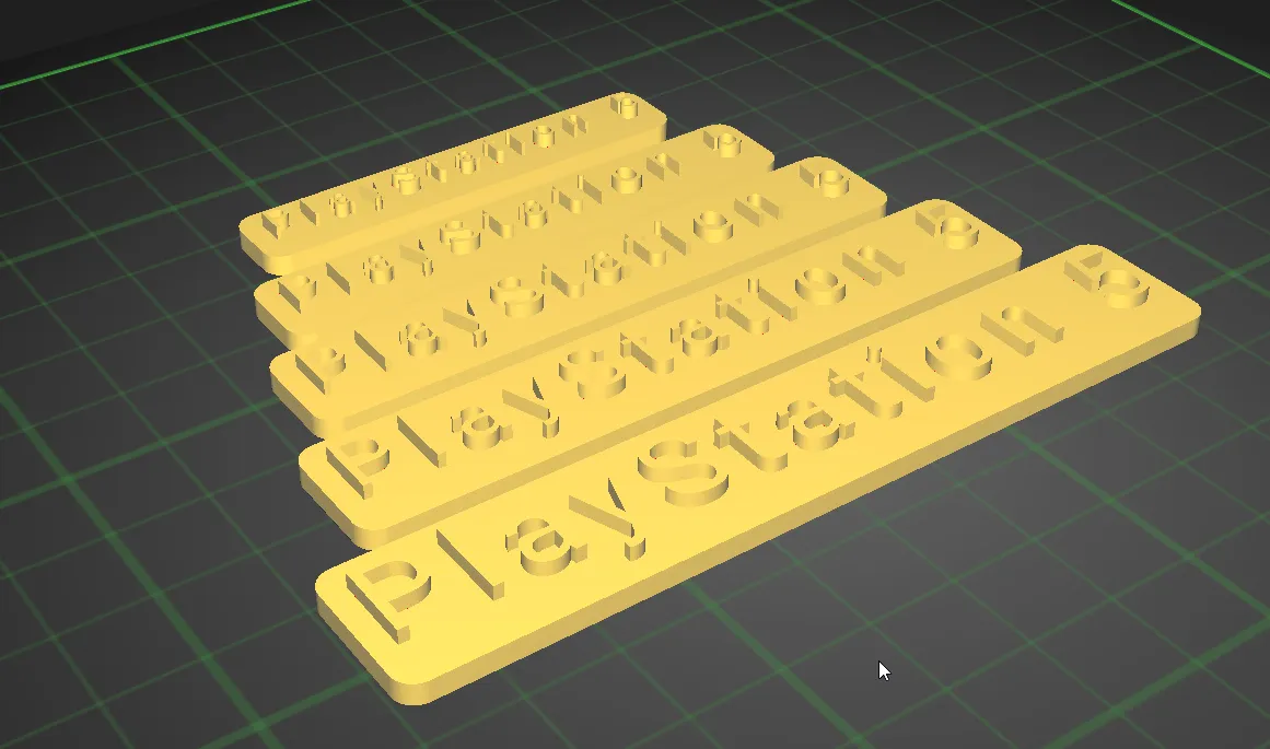 Game Console Labels by Cameron Payton | Download free STL model ...