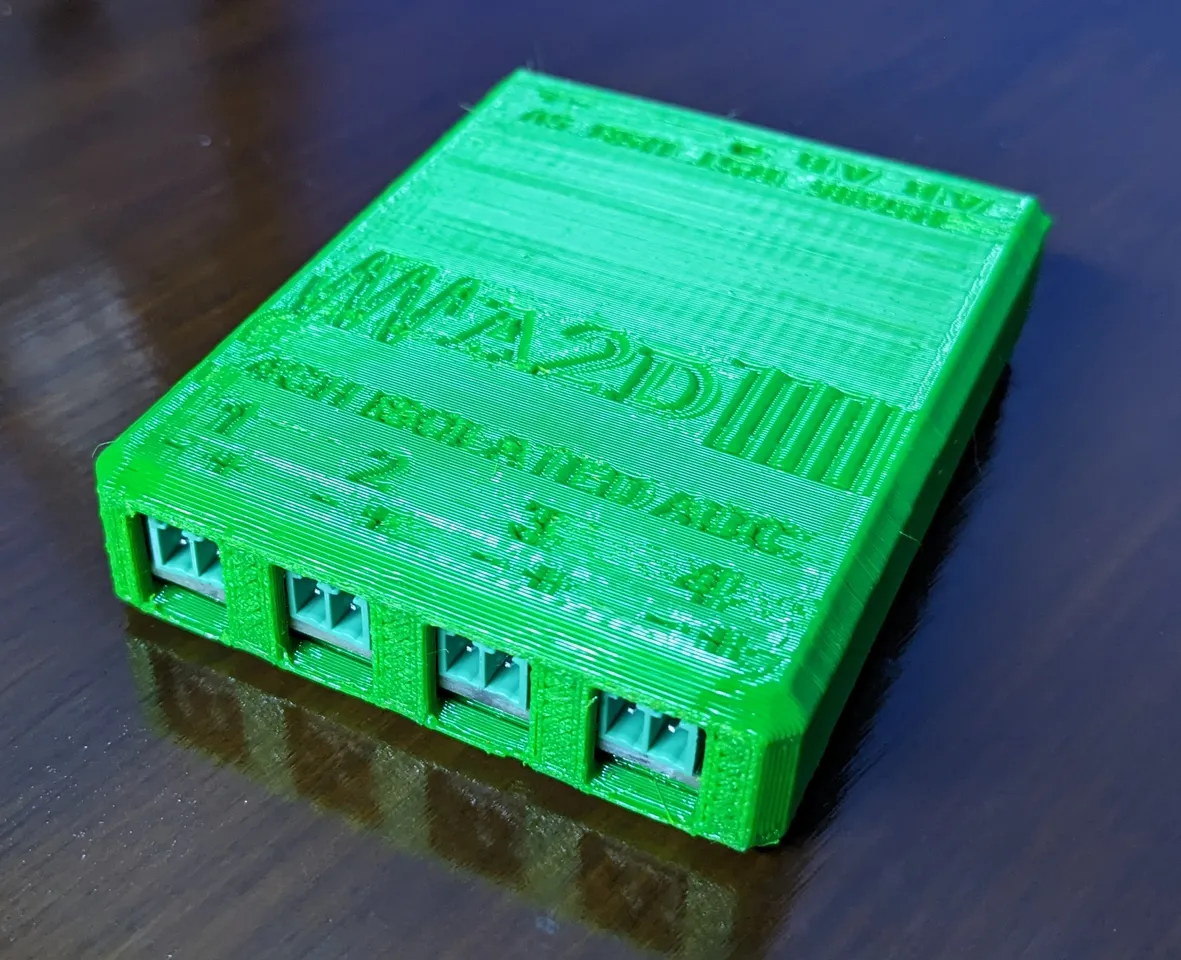Case for A2D Electronics 4 Channel Isolated ADC by Micah Black ...