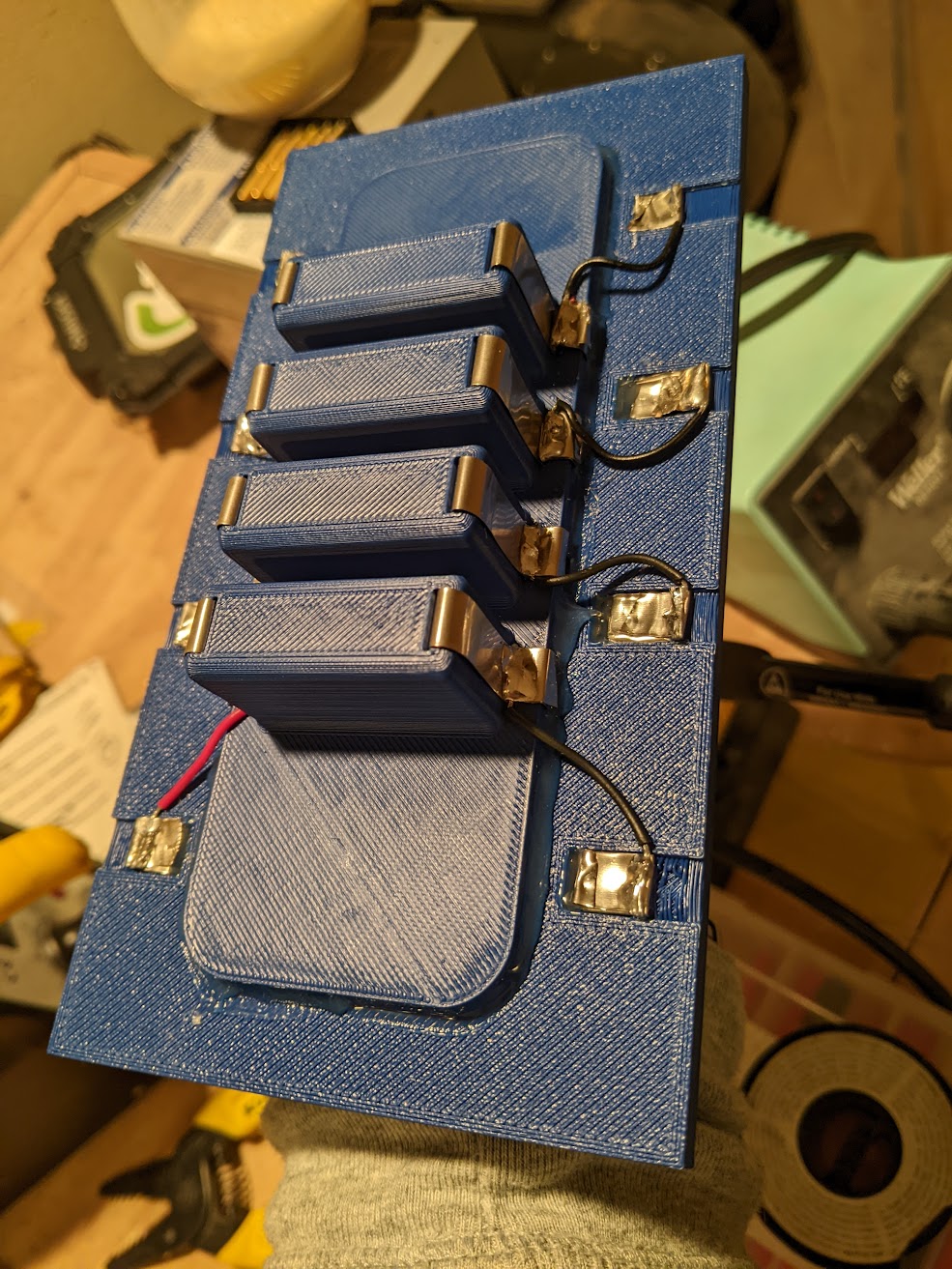 4 Bay D cell battery adapter for LiitoKala Engineer Lii-500 Chargers by ...