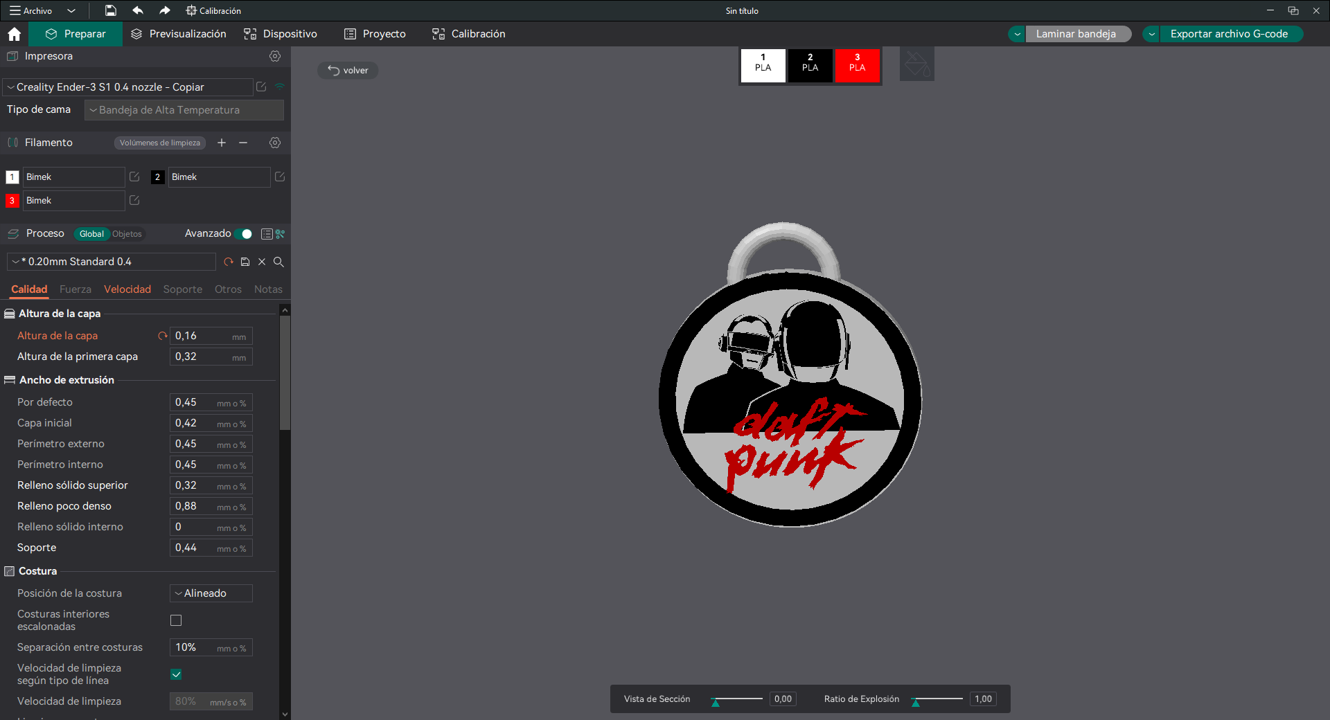 Daft Punk Keychain by Goodhouses | Download free STL model | Printables.com