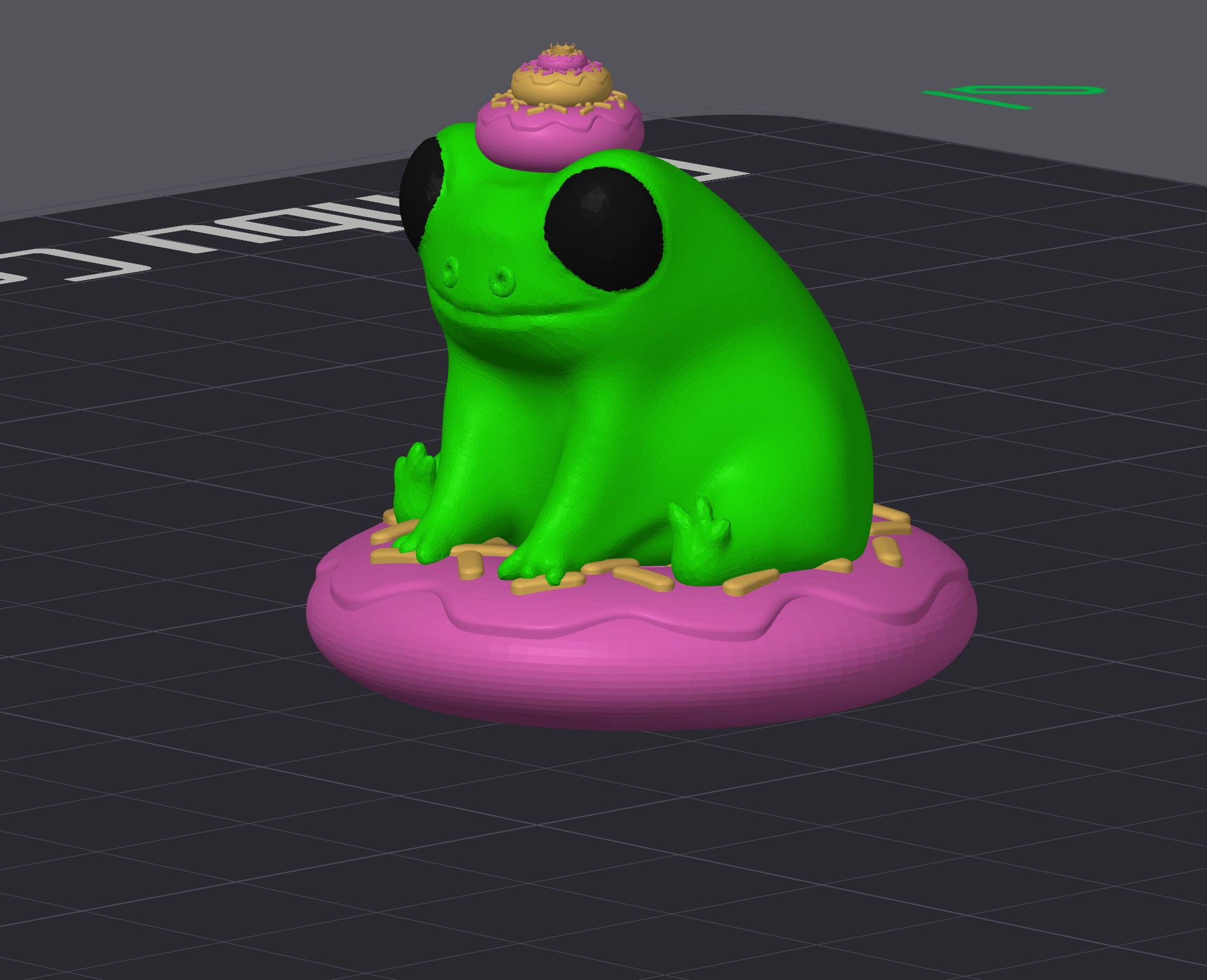 Fred the Frog Donut King by Minionmonster1010 | Download free STL model ...