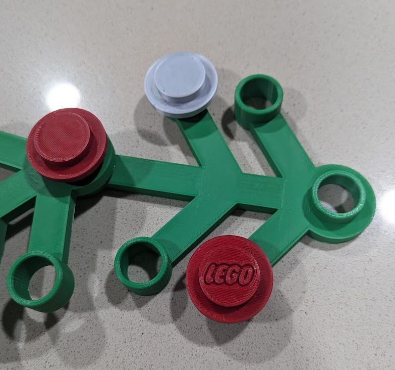 Branded Lego Wreath Stud by sam | Download free STL model | Printables.com