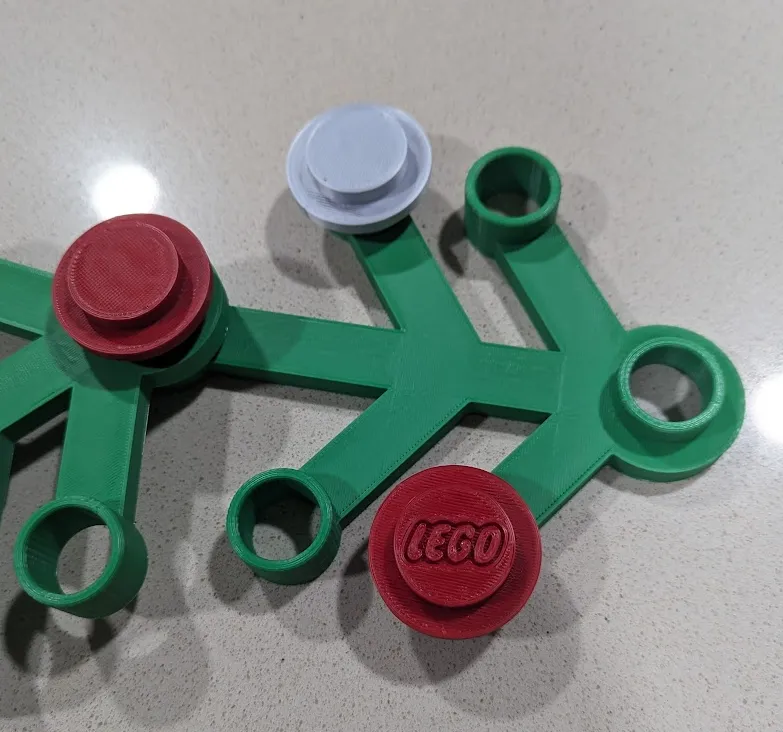 Branded Lego Wreath Stud by sam | Download free STL model | Printables.com