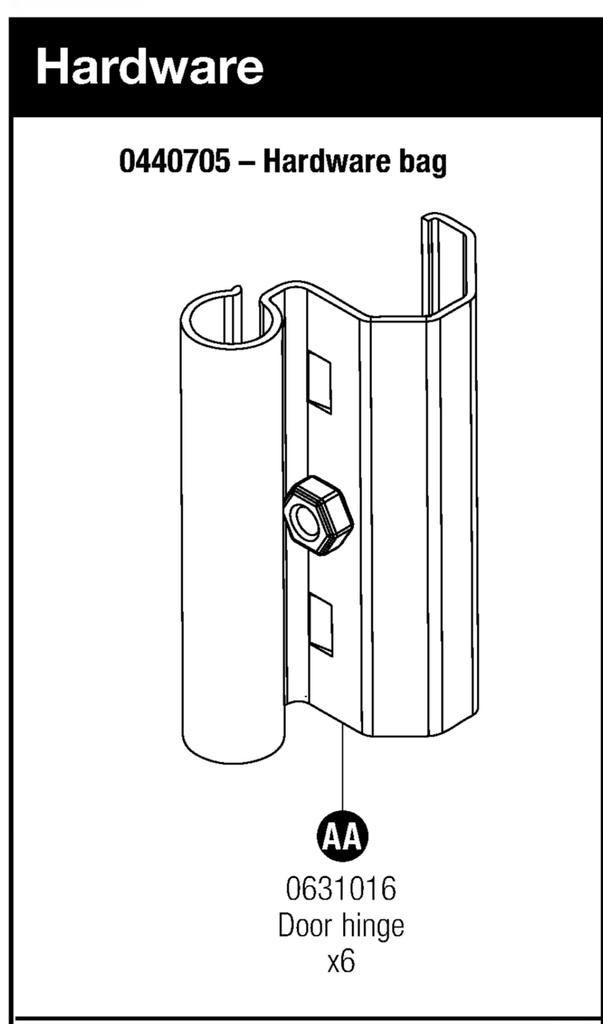 Suncast Hinge for XL Vertical Shed by Trudant | Download free STL model ...
